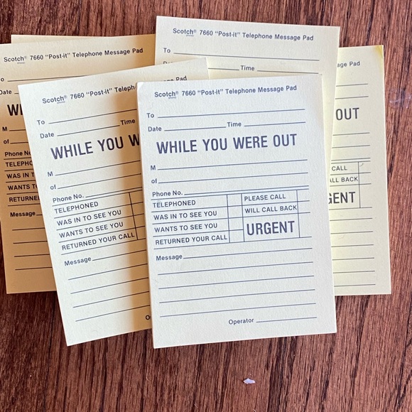 post it | Office | Lot Of While You Were Out Post It Notes | Poshmark